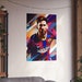 Lionel Messi Tribute Poster Inspirational Football Legend Art Print ...