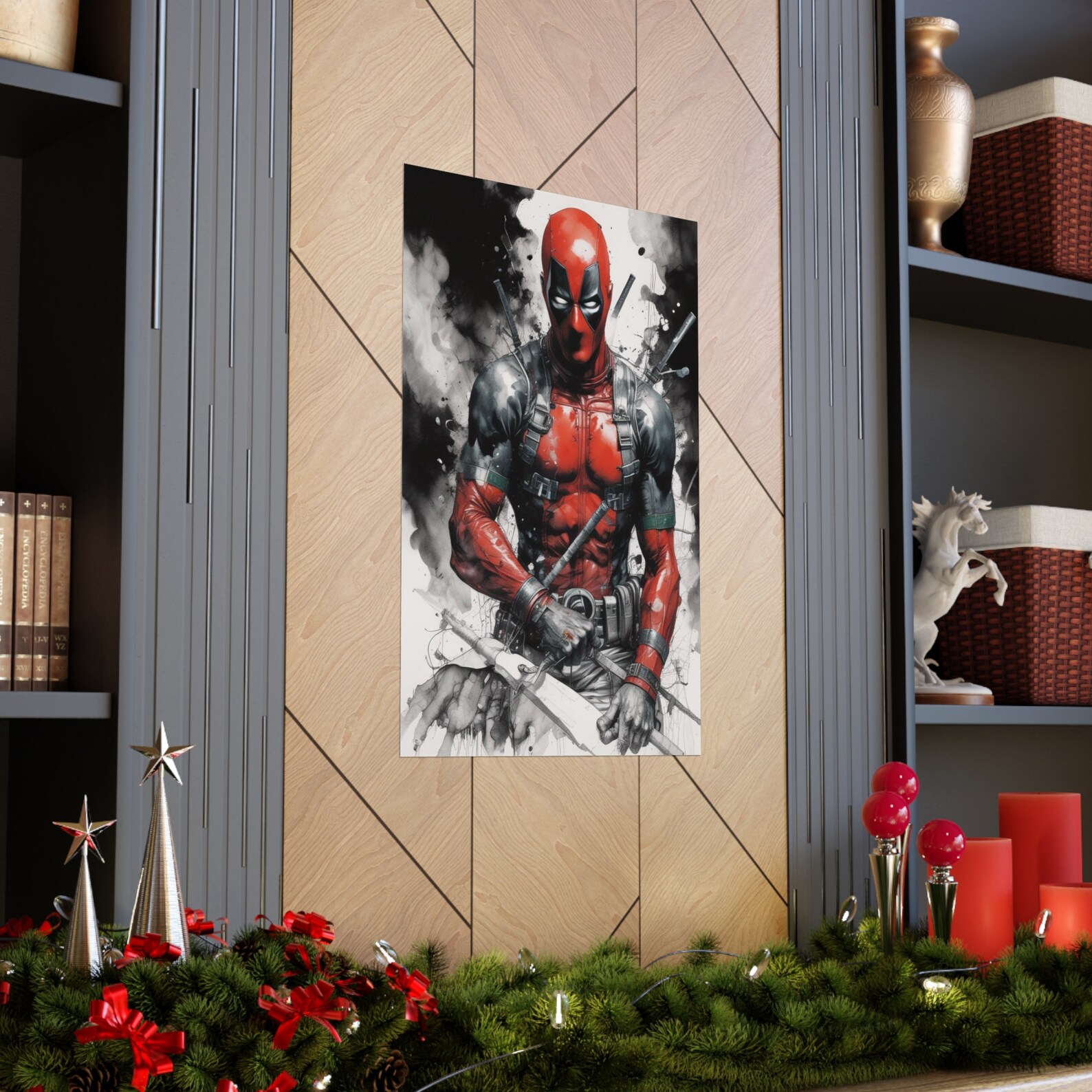 Deadpool Unleashed: Dynamic Wall Art Poster - Marvel's Mercenary in ...