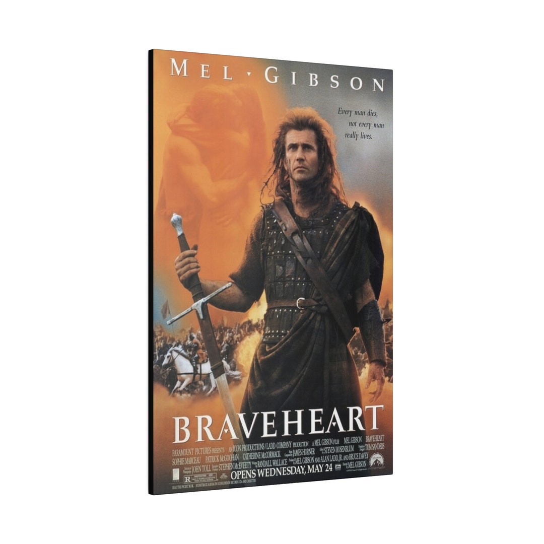 Braveheart Movie Poster Custom Canvas Wall Print - Etsy