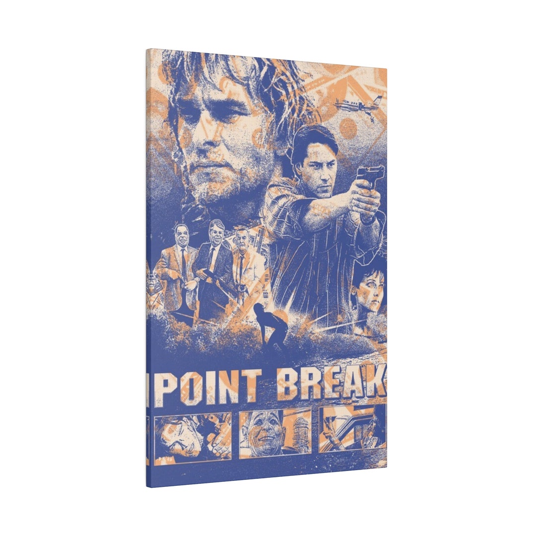 Point Break Abstract Movie Poster Custom Canvas Wall Print - Etsy