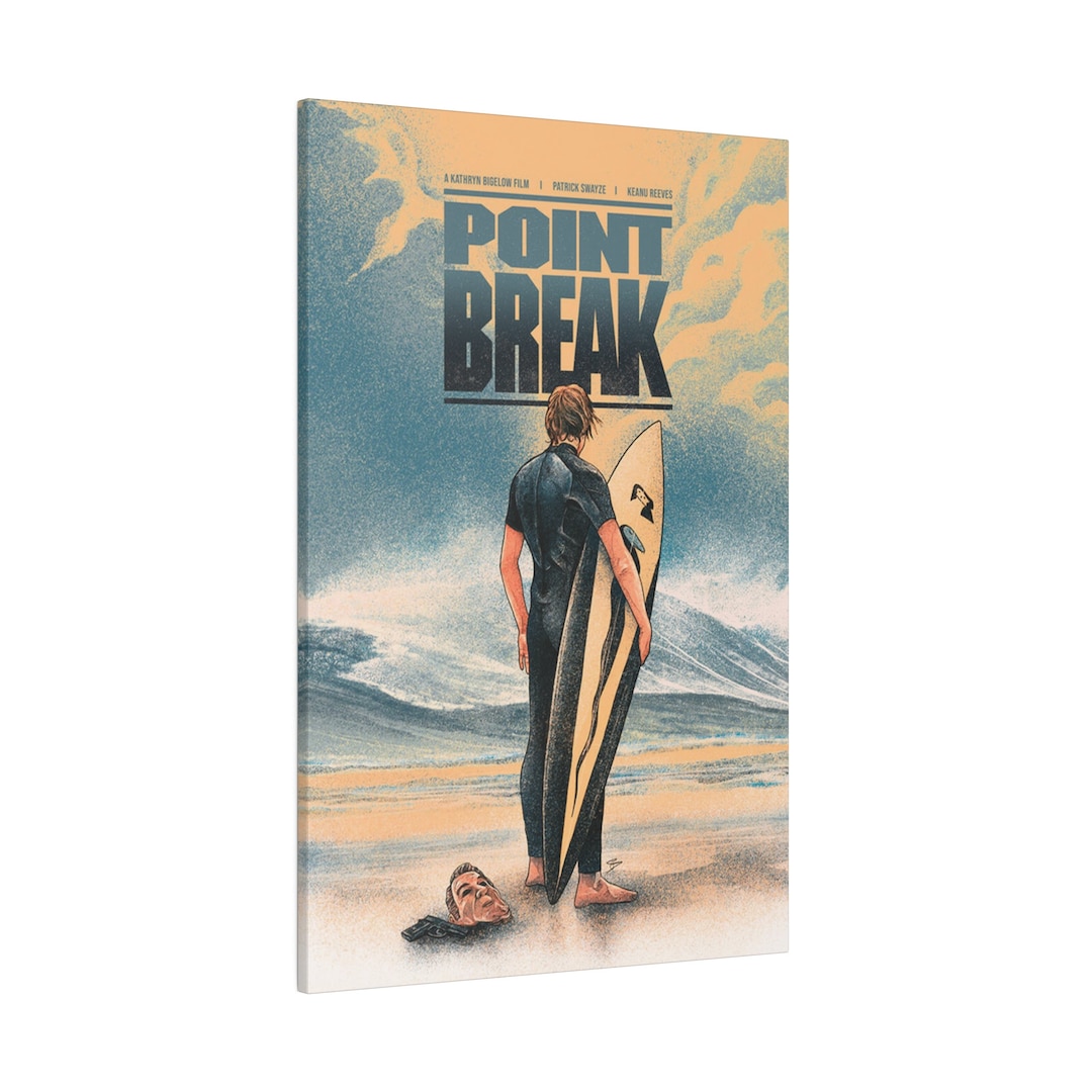 Point Break Bodhi Wave Custom Canvas Wall Print - Etsy