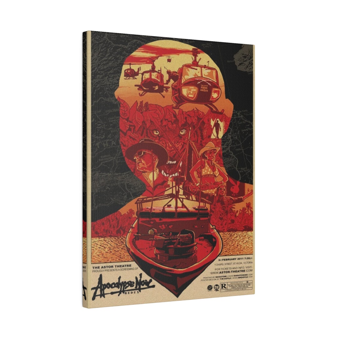 Apocalypse Now Abstract Movie Poster Custom Canvas Wall Print - Etsy