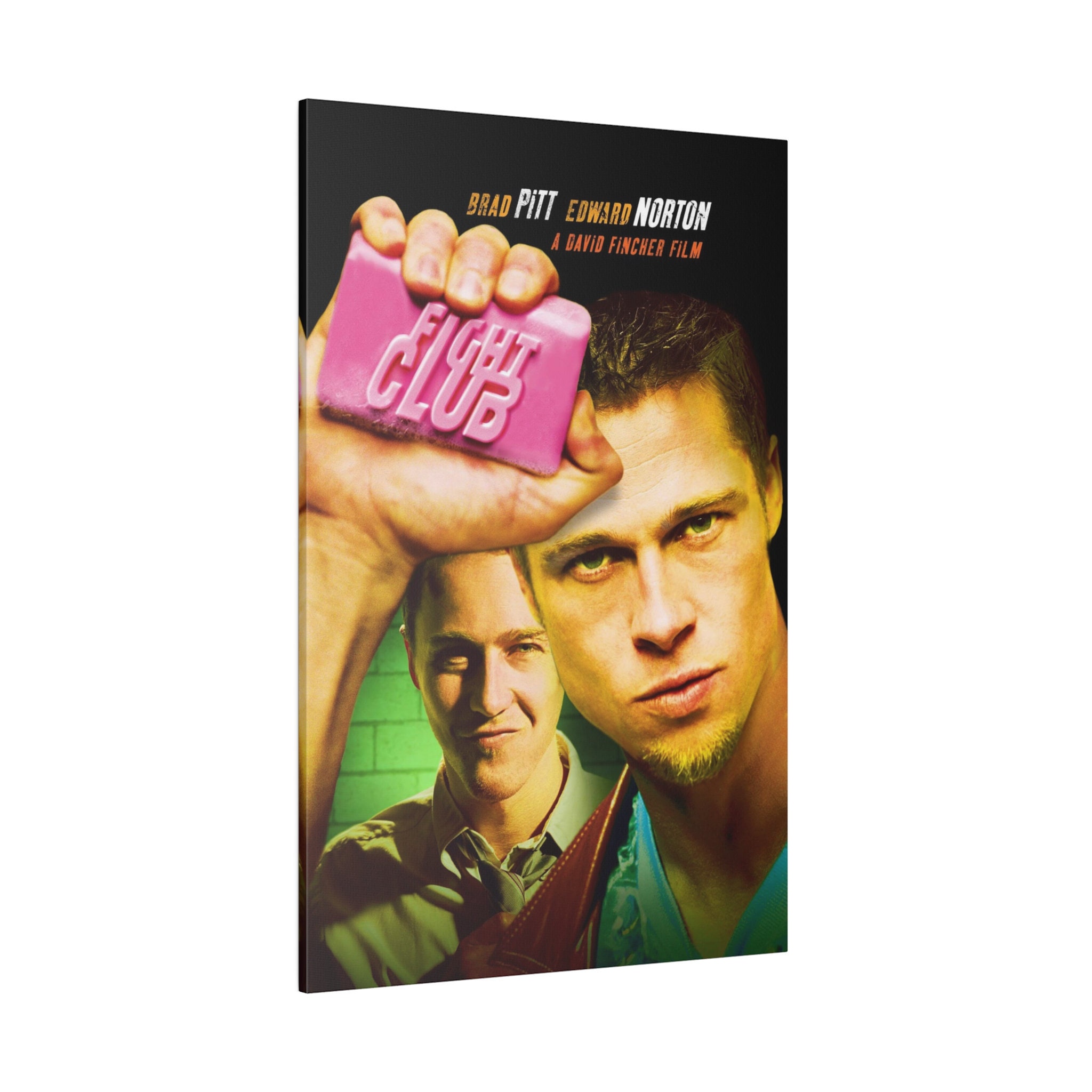 Fight Club Movie Poster Custom Canvas Wall Print - Etsy