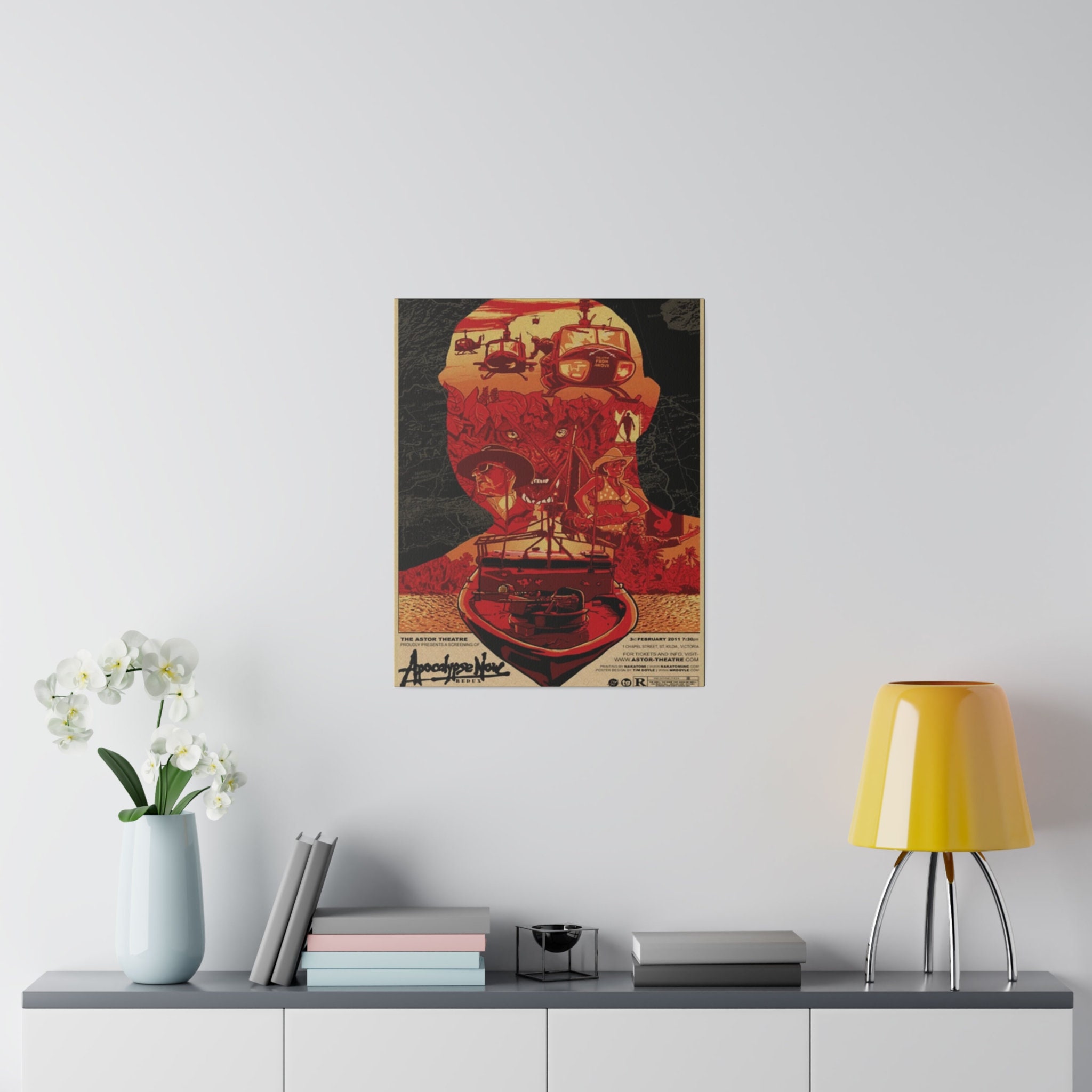 Apocalypse Now Abstract Movie Poster Custom Canvas Wall Print - Etsy