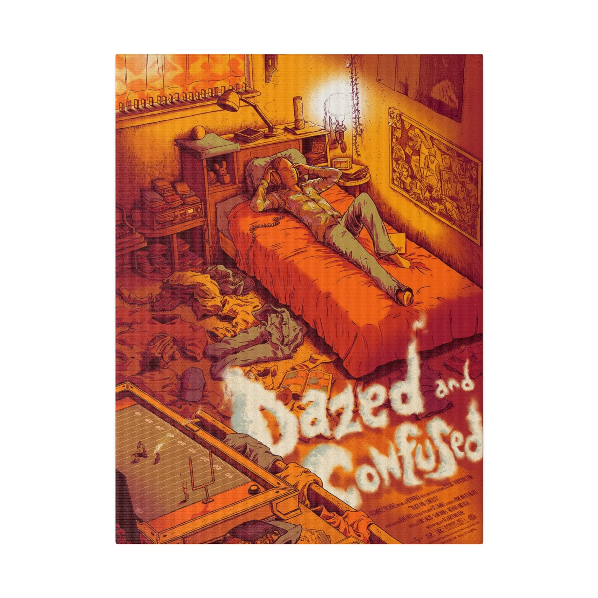 Dazed and Confused Animated Smoke Custom Canvas Wall Print - Etsy