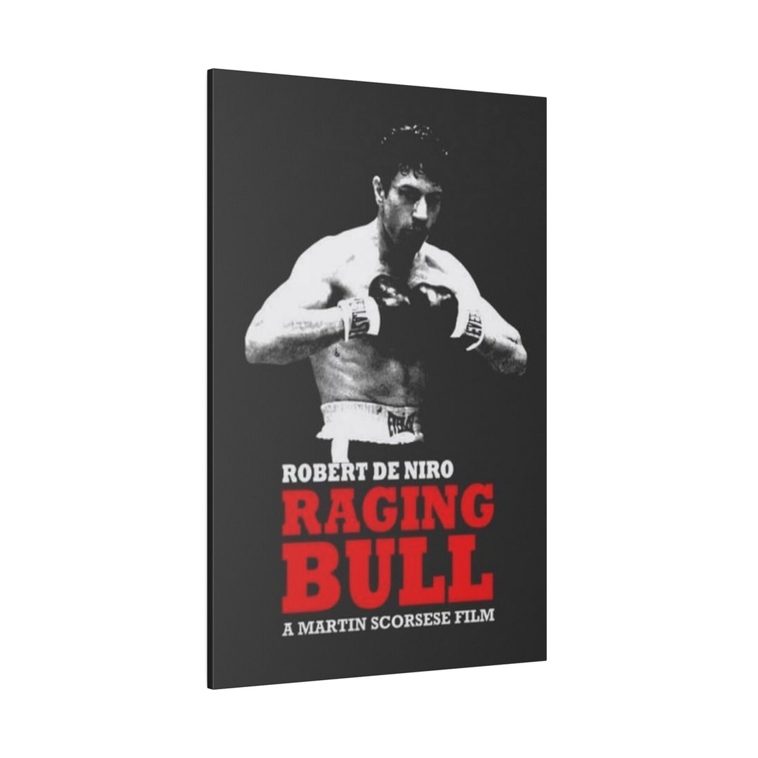 Raging Bull Poster Custom Canvas Wall Print - Etsy