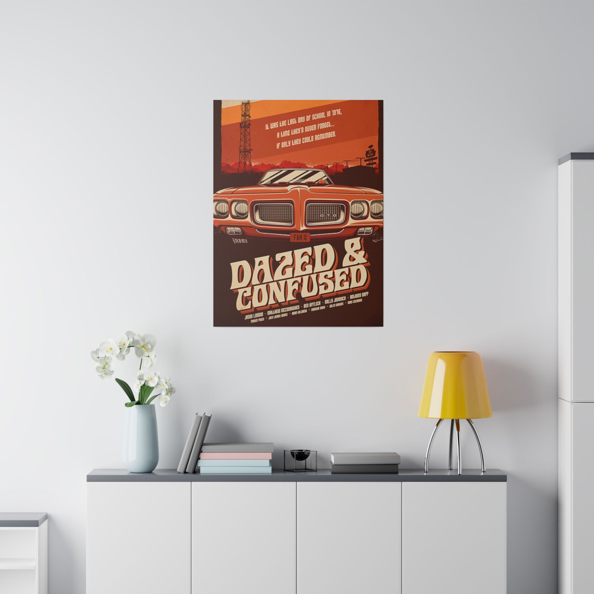 Dazed and Confused GTO Movie Poster Custom Canvas Wall Print - Etsy