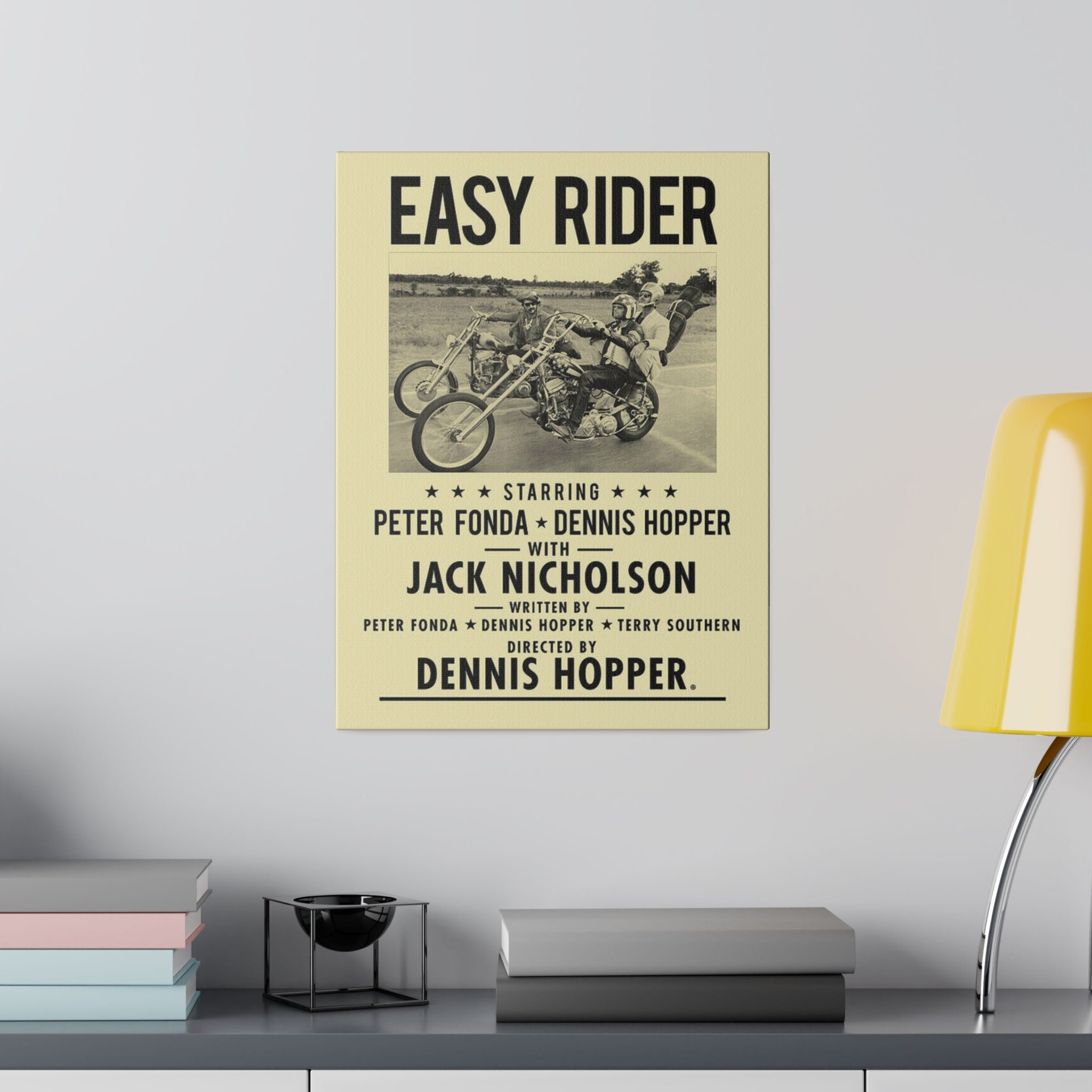 Easy Rider Classic Poster Custom Canvas Wall Print - Etsy