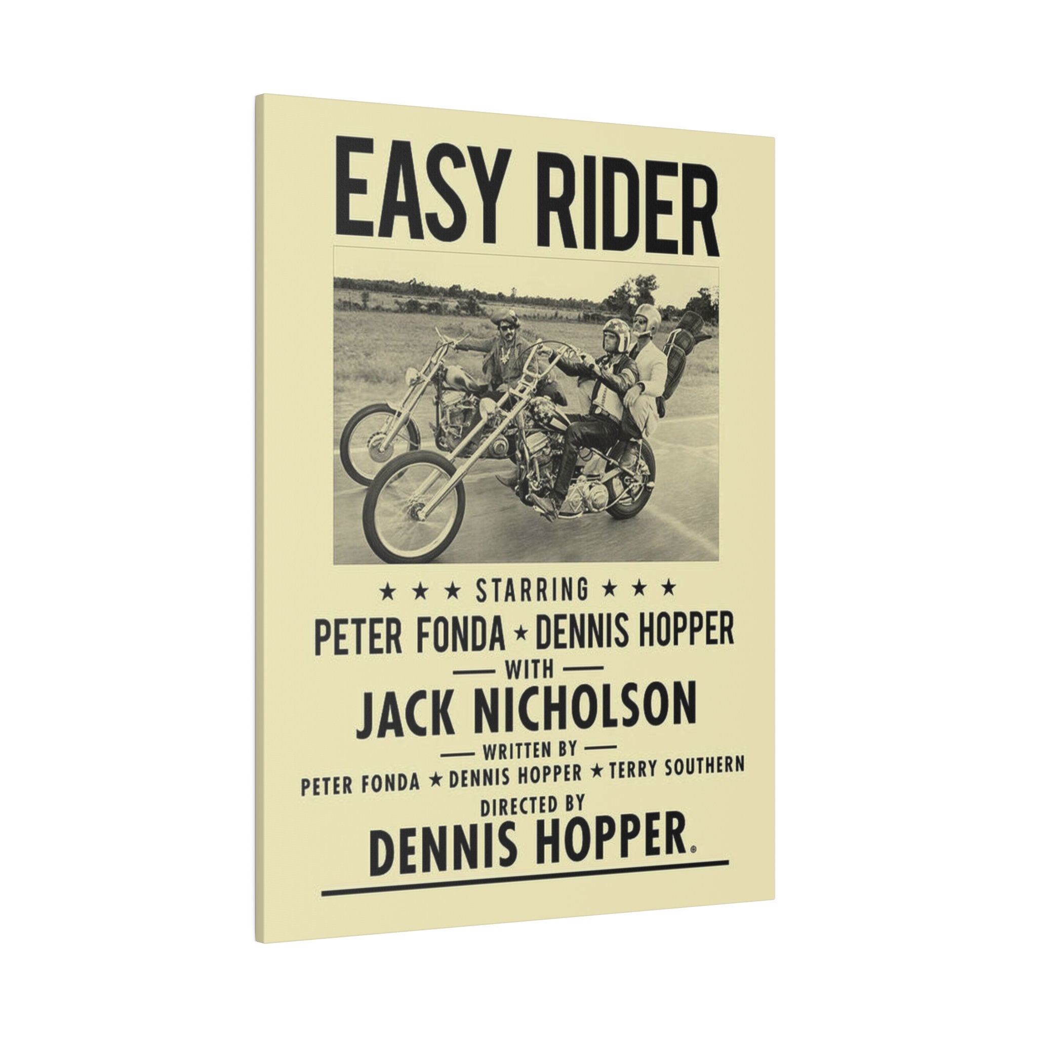 Easy Rider Classic Poster Custom Canvas Wall Print - Etsy