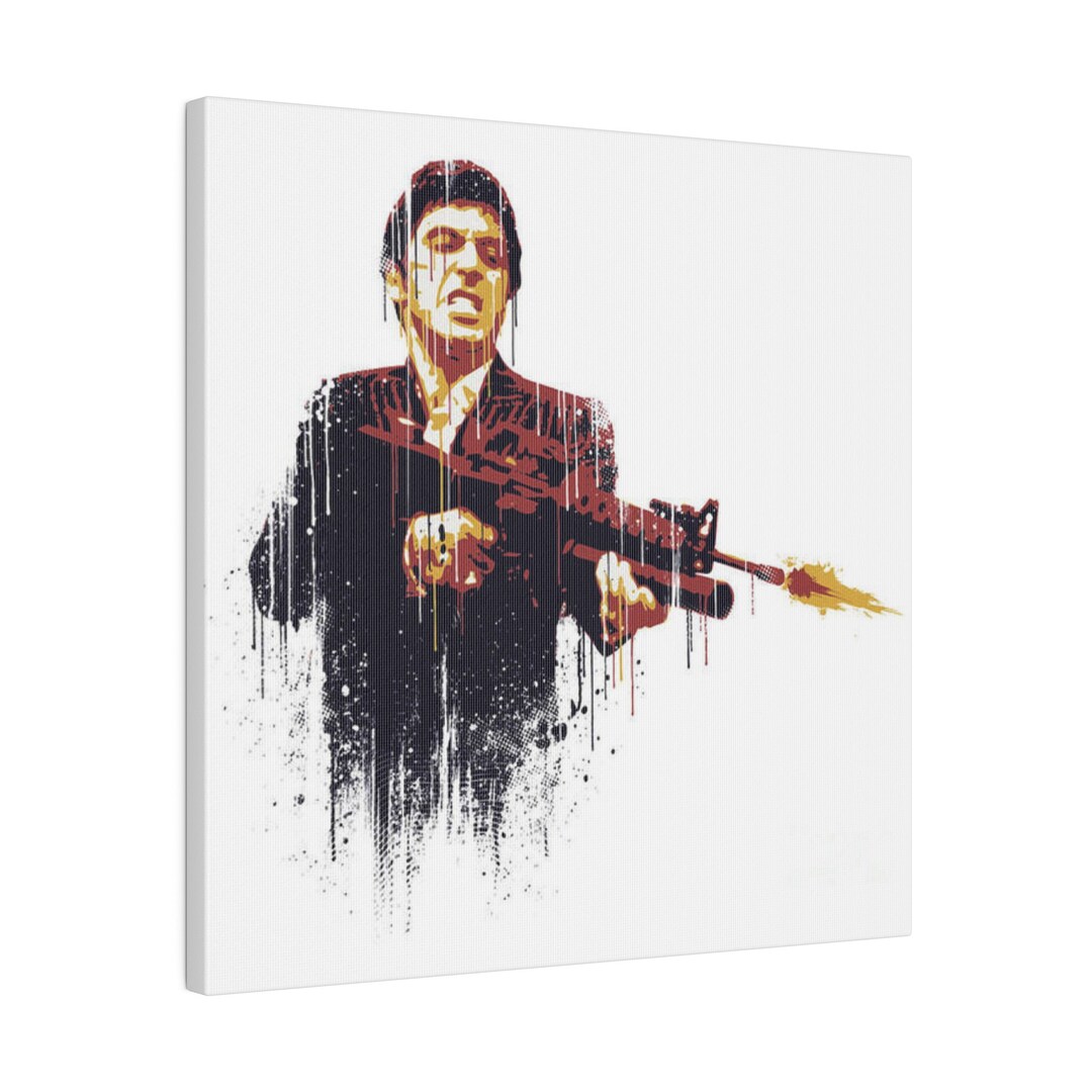 Scarface Little Friend Abstract Custom Canvas Wall Print - Etsy