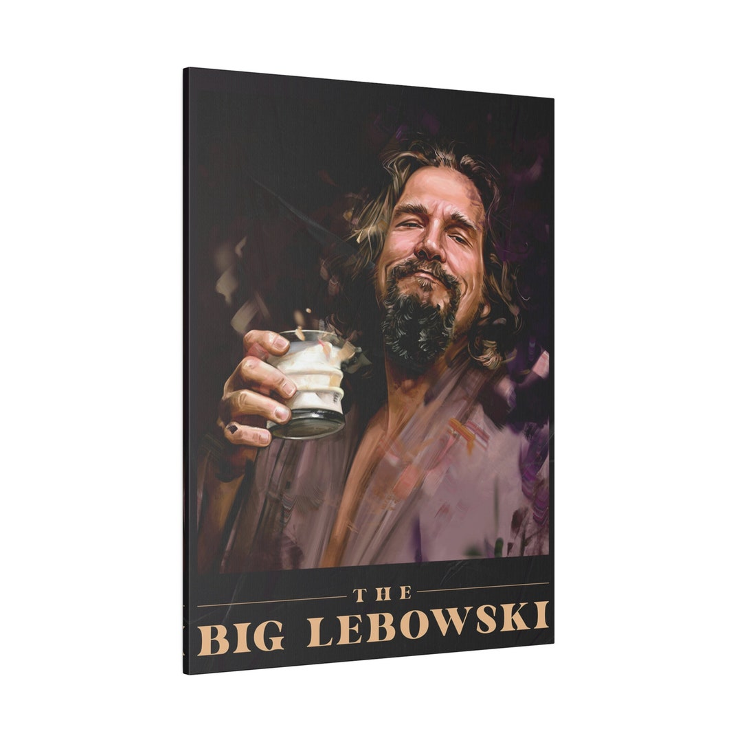 The Big Lebowski White Russian Custom Canvas Wall Print - Etsy