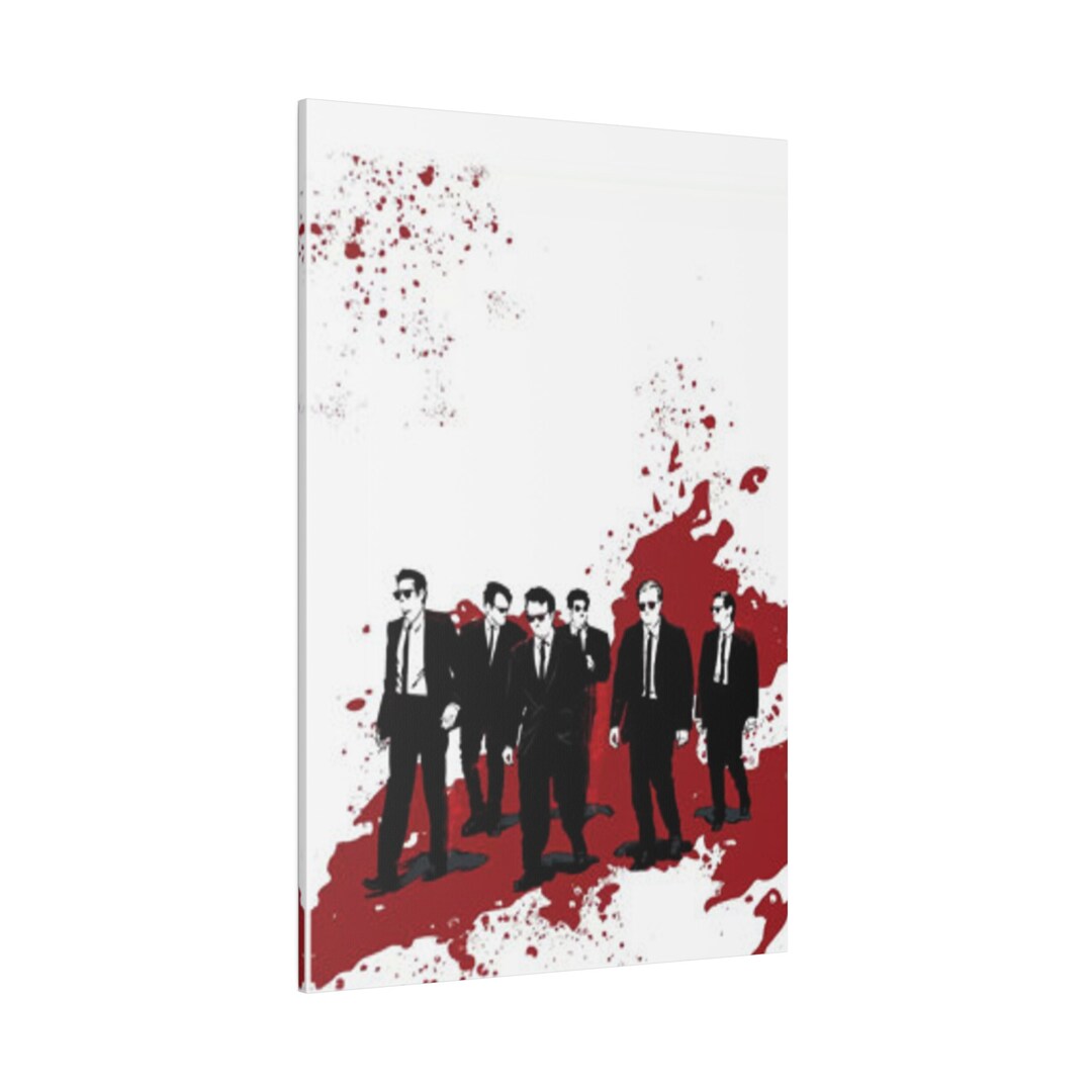 Reservoir Dogs Blood Splatter Poster Custom Canvas Wall Print - Etsy