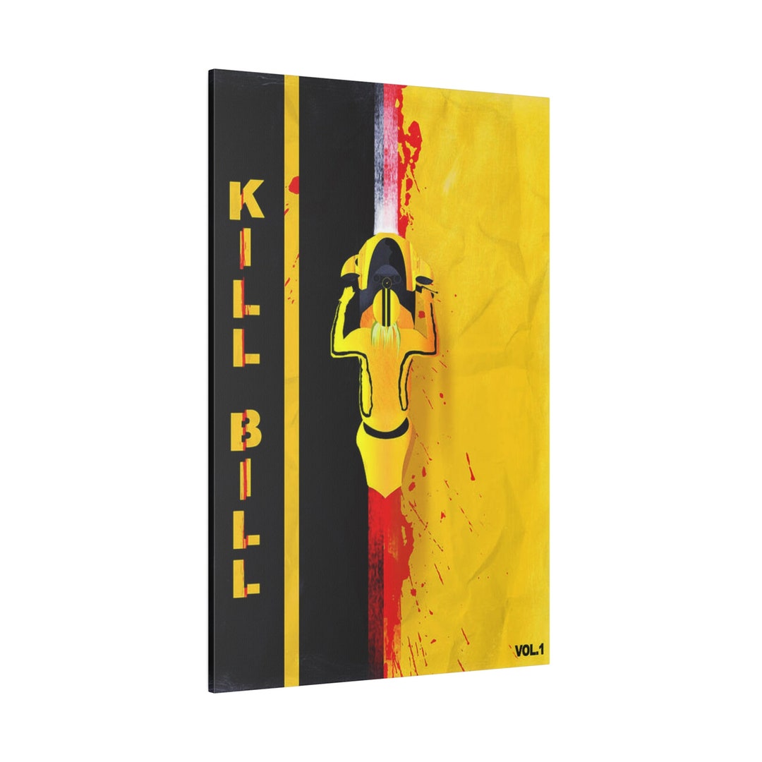 Kill Bill Abstract Art Custom Canvas Wall Print - Etsy