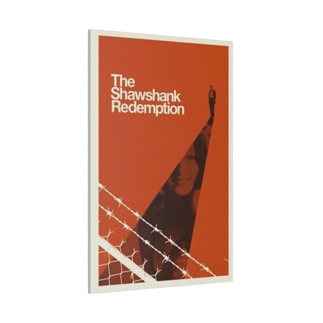 The Shawshank Redemption Simple Movie Poster Custom Canvas Wall Print ...
