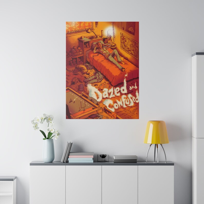 Dazed and Confused Animated Smoke Custom Canvas Wall Print - Etsy