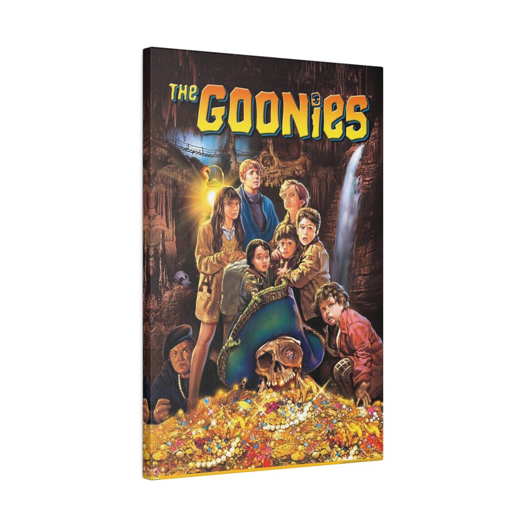 The Goonies Animated Poster Custom Canvas Wall Print - Etsy