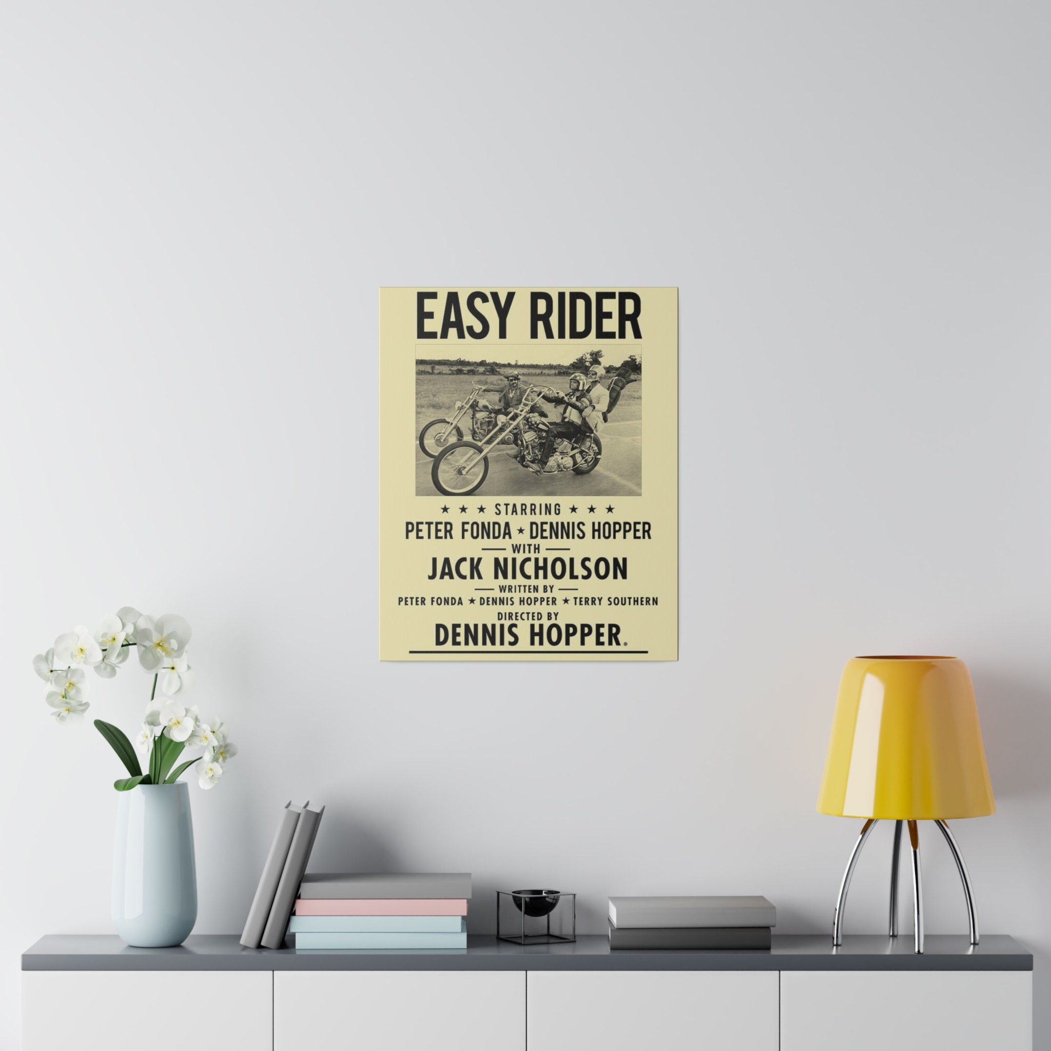 Easy Rider Classic Poster Custom Canvas Wall Print - Etsy