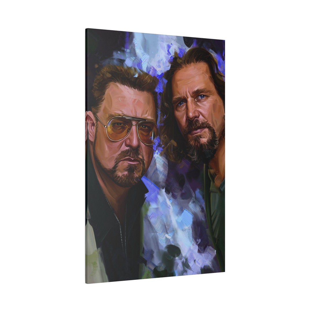 The Big Lebowski Art Poster Custom Canvas Wall Print - Etsy