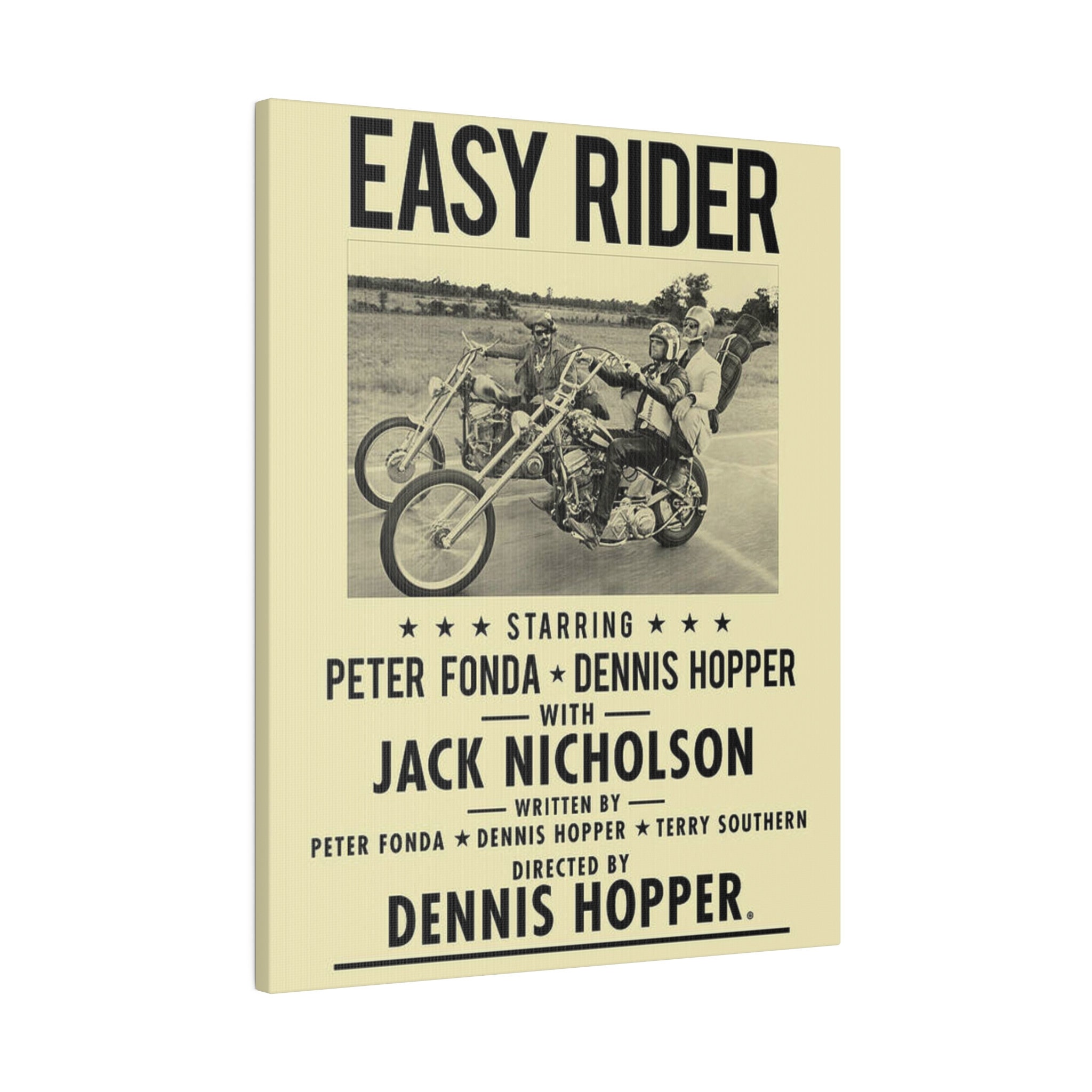 Easy Rider Classic Poster Custom Canvas Wall Print - Etsy