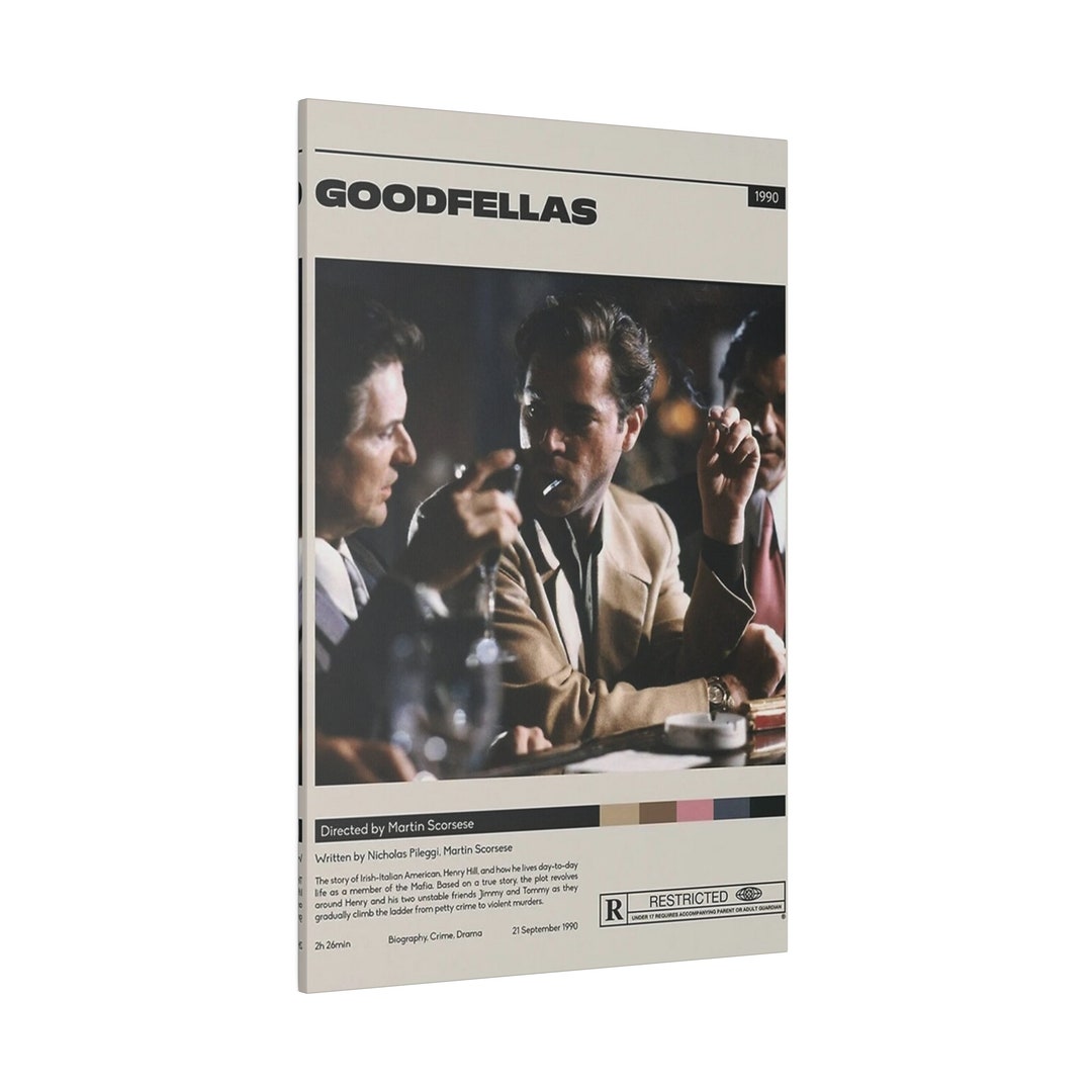 Goodfellas Vintage Custom Canvas Wall Print - Etsy
