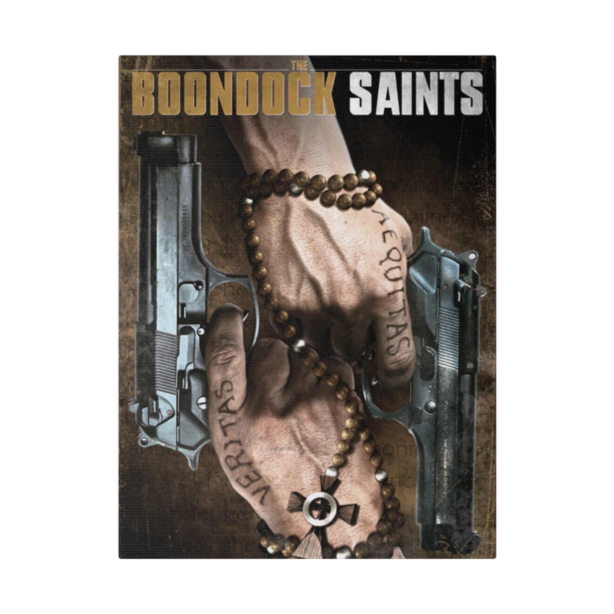 The Boondock Saints Two Guns Custom Canvas Wall Print - Etsy
