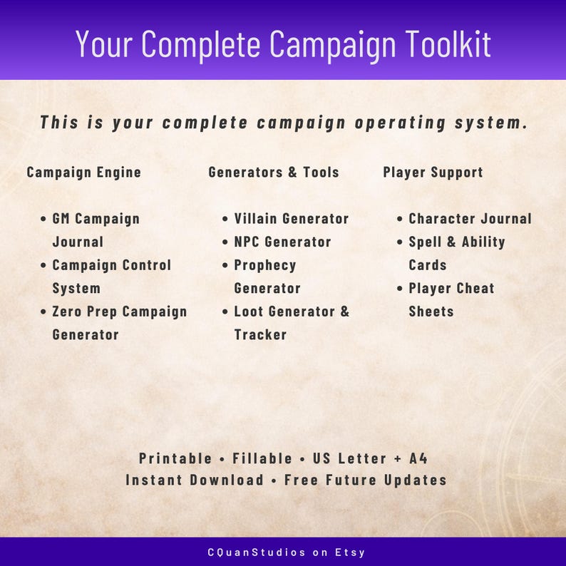 Zero-prep 5e DM System — Instant Play + Session Engine + Campaign Tools ...