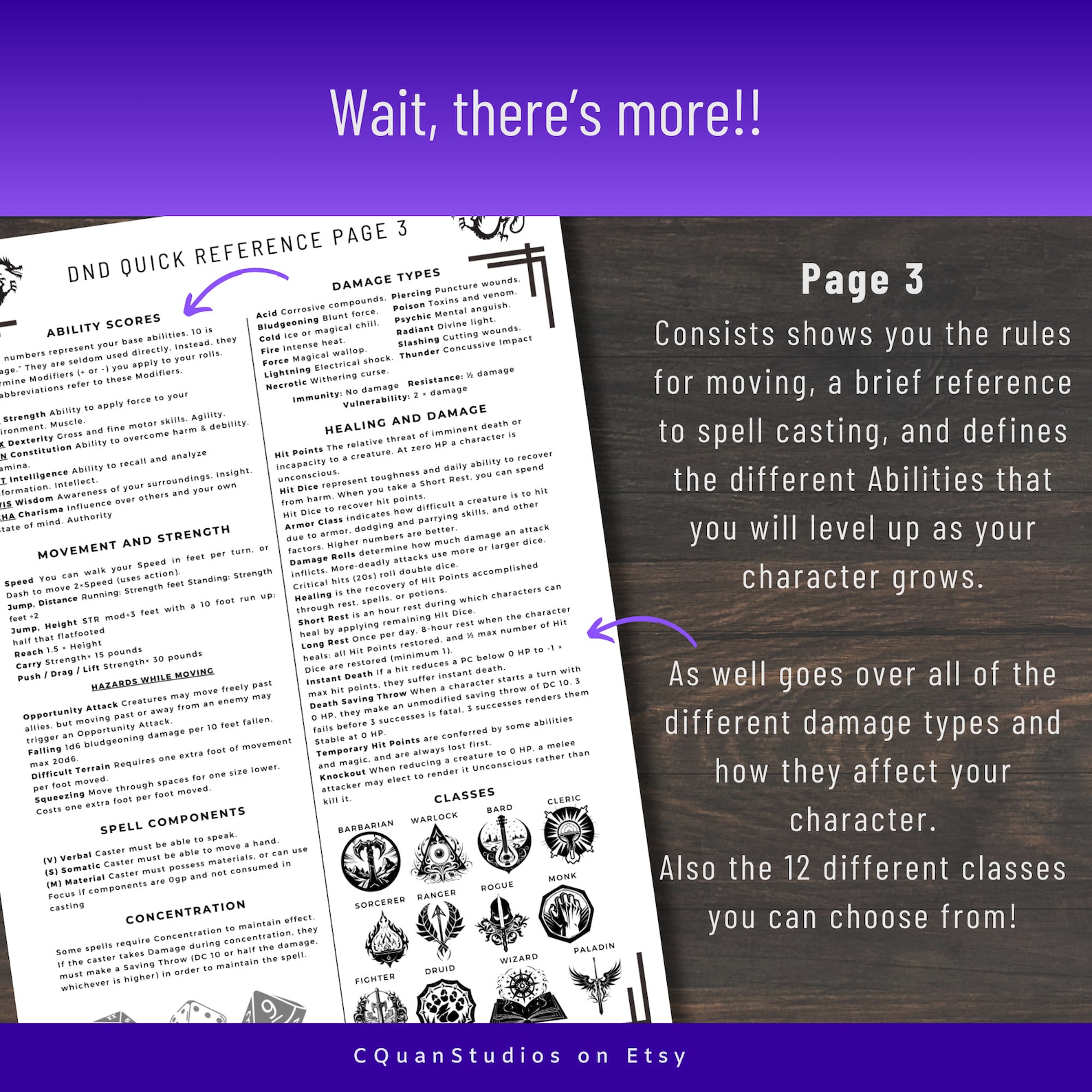 DND Cheat Sheet, DM Cheat Sheet, Dnd Player Guide, 5e, Quick Reference Guide, D&D Dungeon Master ...