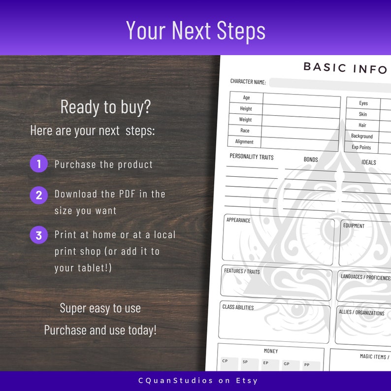 DND Character Sheet Bundle, Dnd Player Journal, Class Bundle, DM ...