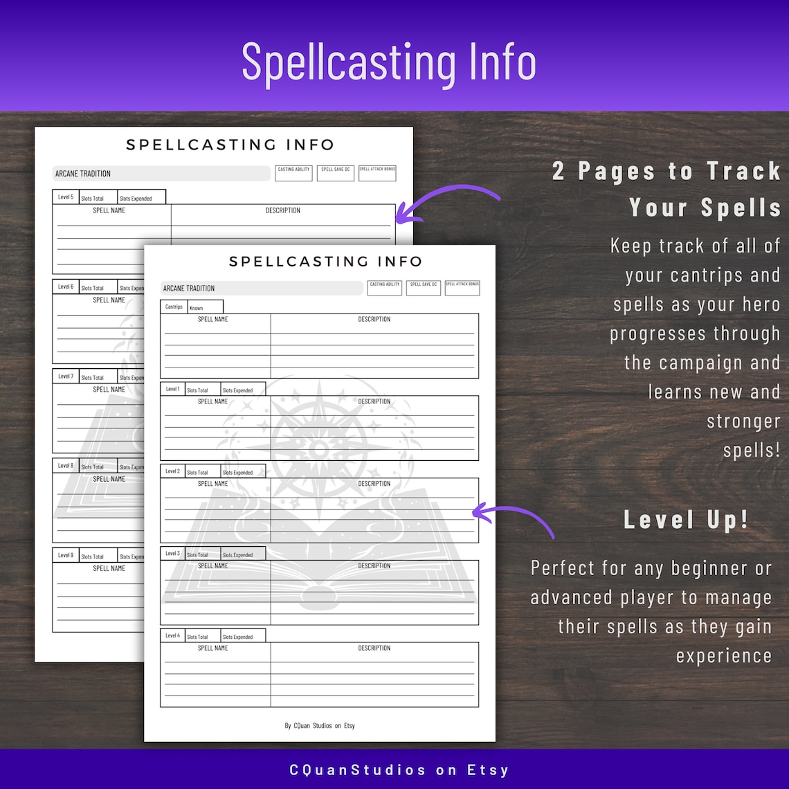 DND Character Sheet Bundle, Dnd Player Journal, Class Bundle, DM ...