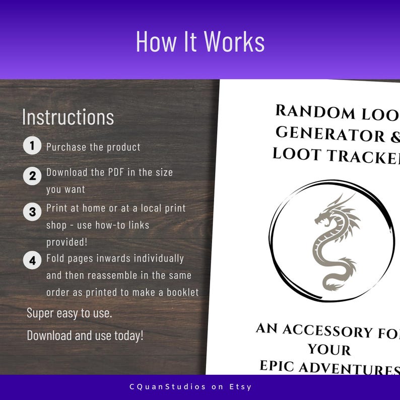 Printable Loot Tracker & Generator | Dnd GM Tool | 20 D20 Tables | 9 ...