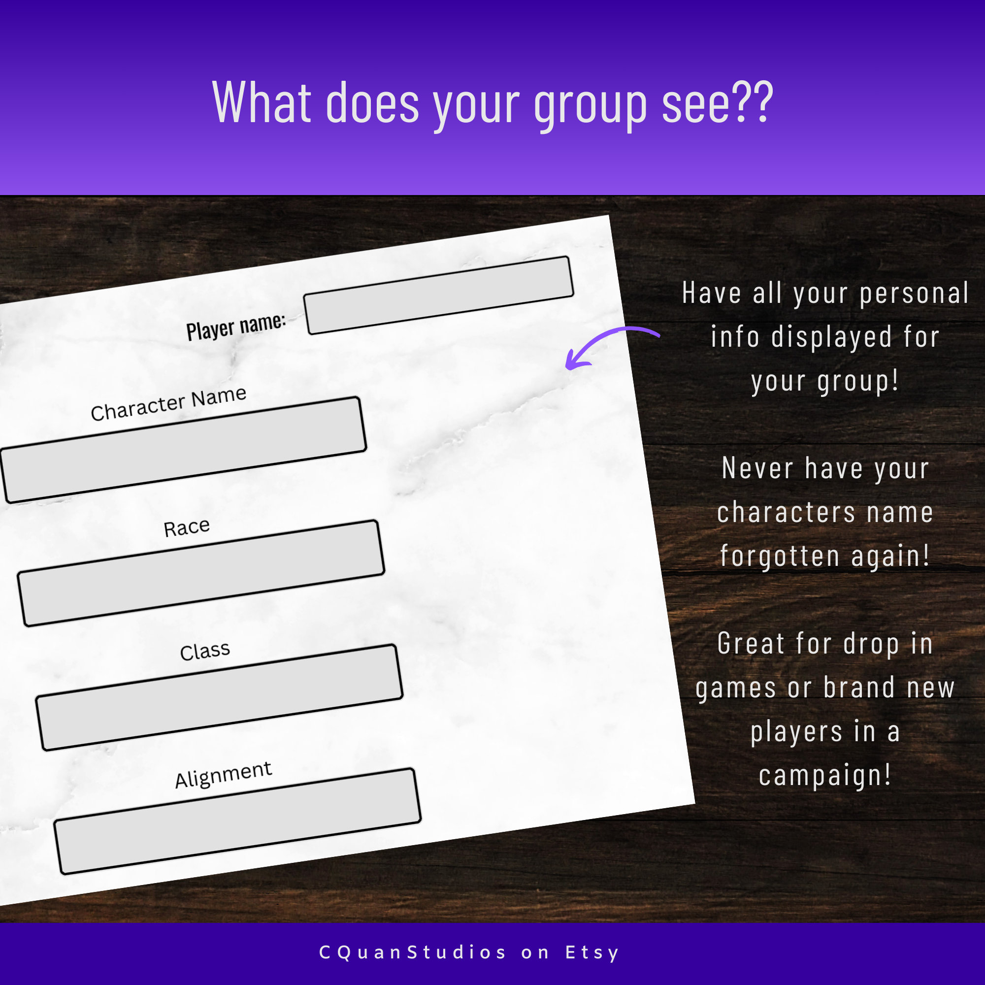 Dnd Name Card, Dnd Cheat Sheet, Quick Reference, Dnd Character Card, Dnd Rules, D20, TTRPG, Dnd ...