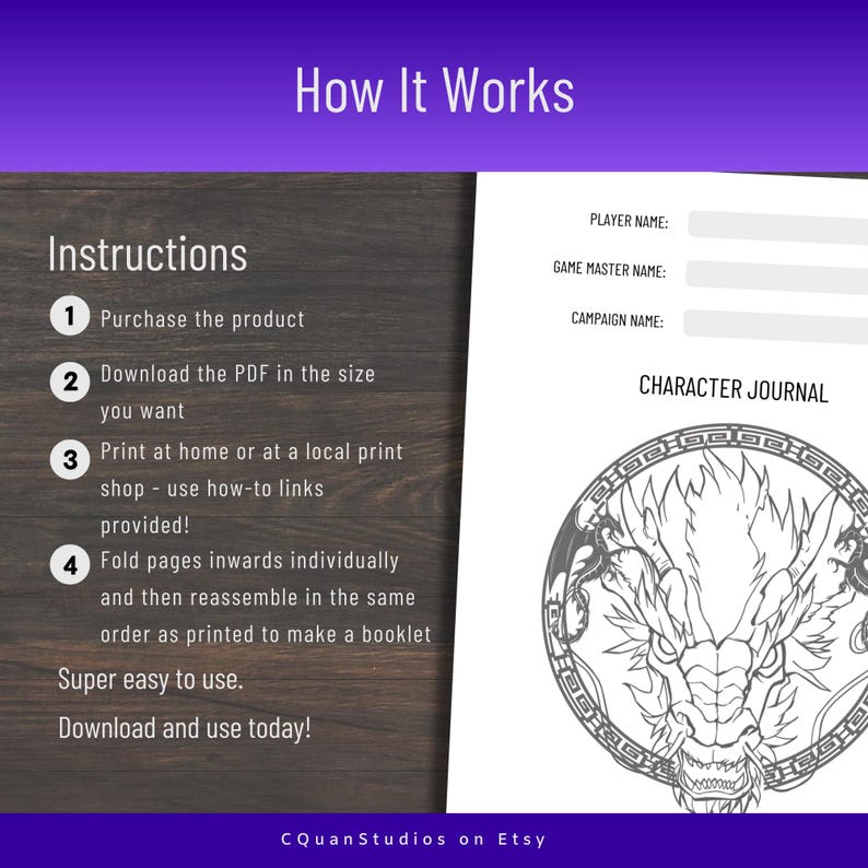 Dnd 5e Character Journal: 2024 Character Sheet, DM Tools (PDF Template ...