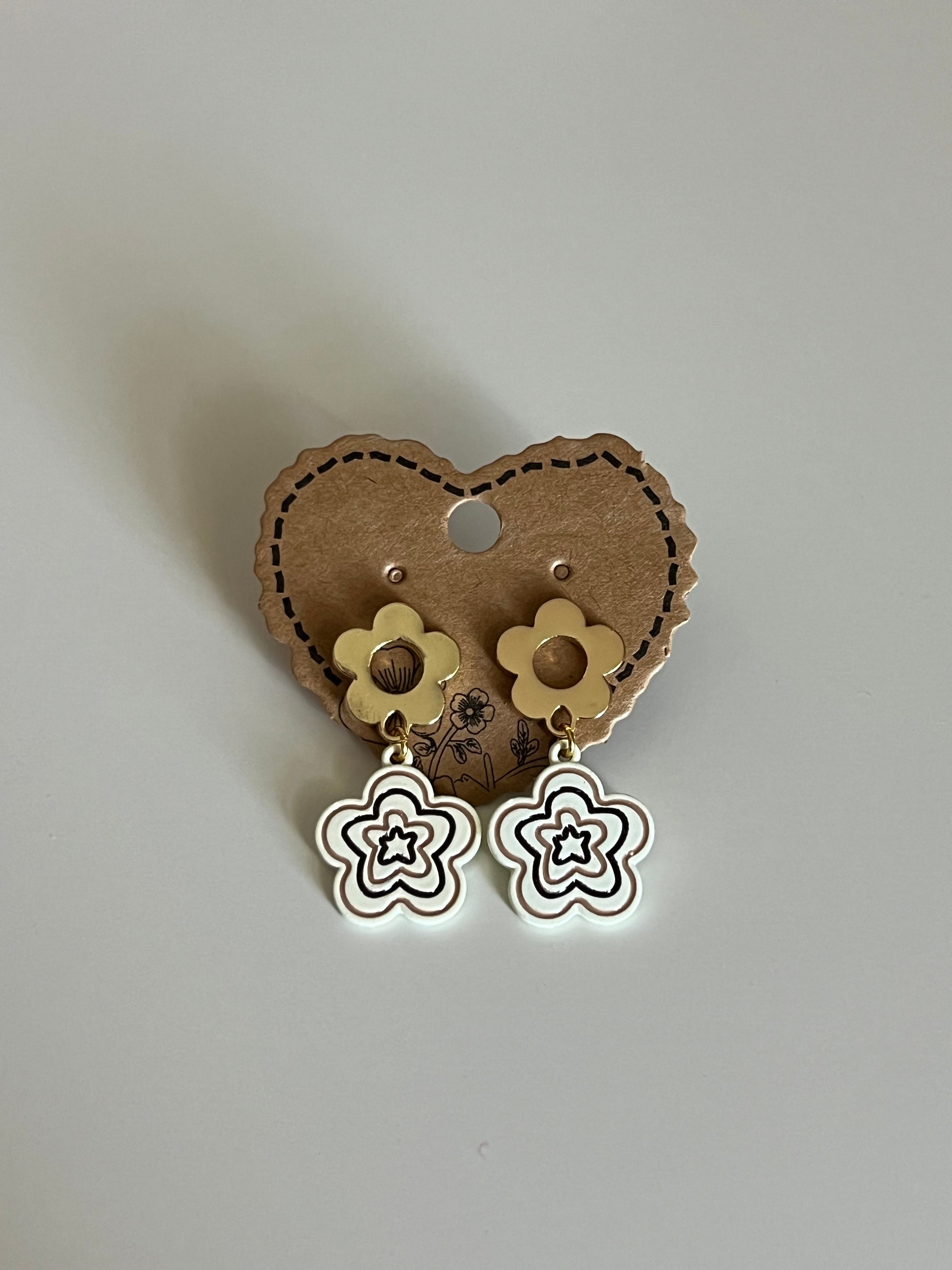 Cute Kawaii Cottage Core Coquette Korean Inspired Y2k Brown Flower ...