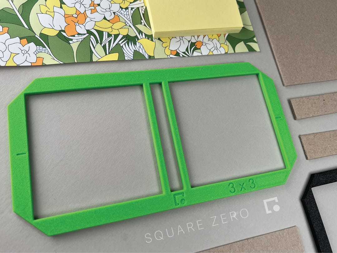 Sticky Note Bookbinding Templates Hard Cover Stencil, Scrapbooking Tool ...