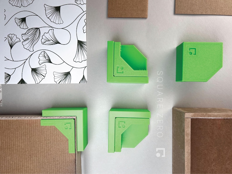 Box Maker's Kit: 3D Magnetic Corner Clamps & Precision Corner Turn-in ...