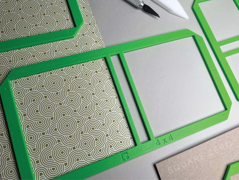 Sticky Note Bookbinding Templates Hard Cover Stencil, Scrapbooking Tool ...
