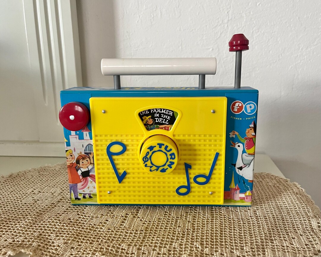 Fisher-price TV Radio Music Box Toy - Etsy