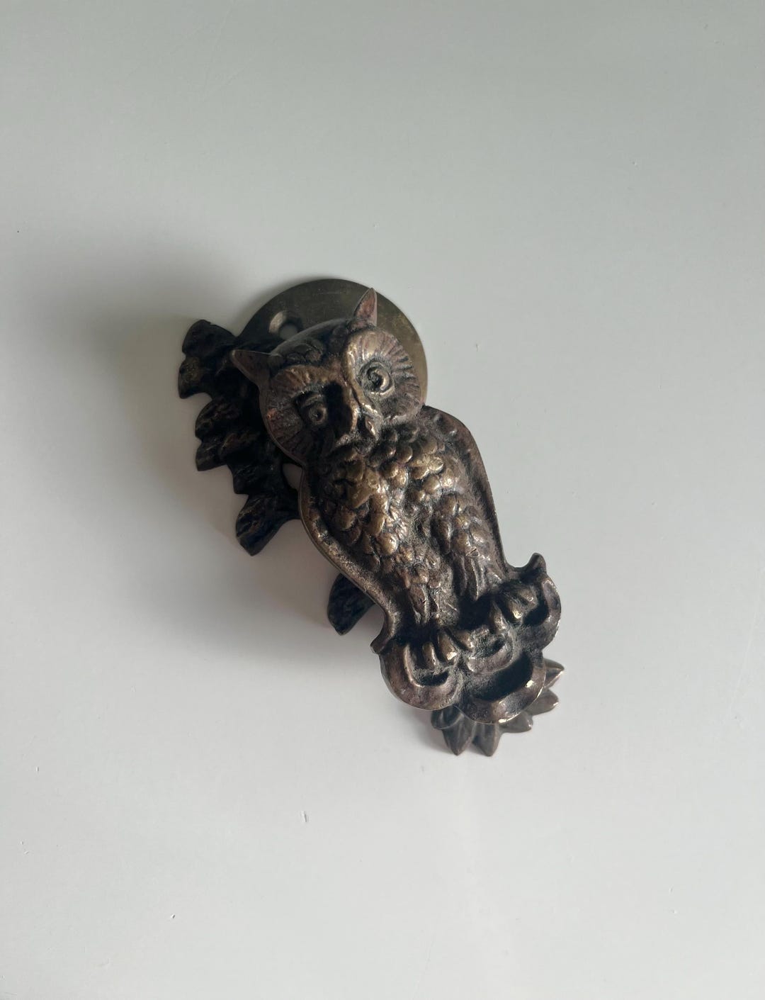 Vintage Owl Door Cypress Tree Door Knocker - Etsy