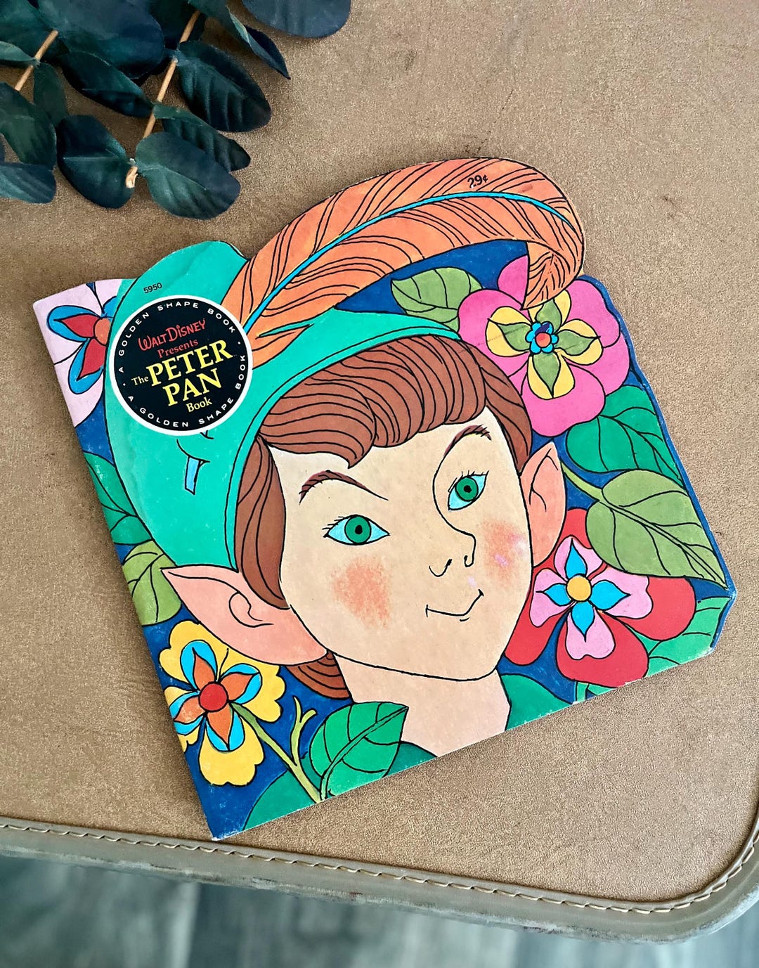 Vintage Walt Disney Peter Pan Golden Shape Children’s Book - Etsy