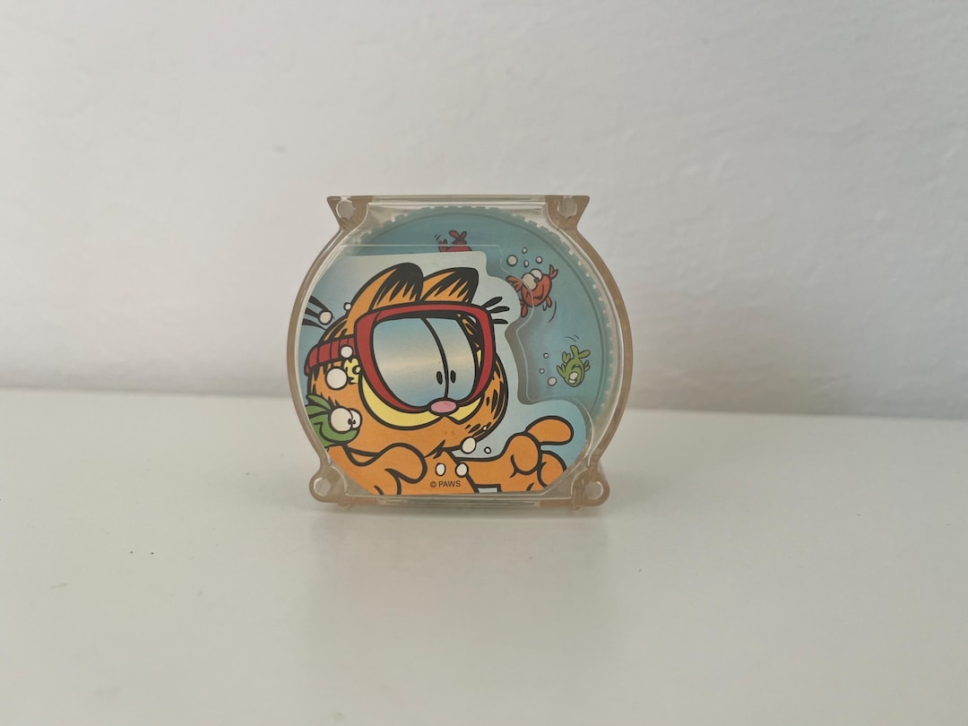 Vintage Garfield Fish Bowl Aquarium Toy - Etsy