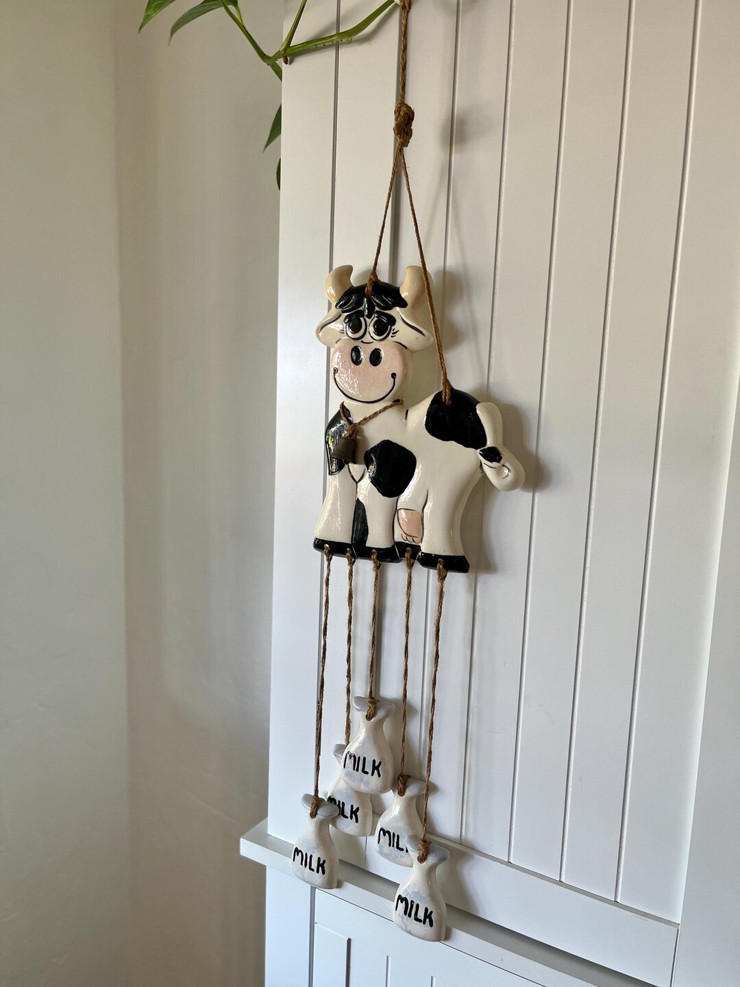 Vintage Cow Wind Chime Milk Cartons Farmhouse Country Decor - Etsy