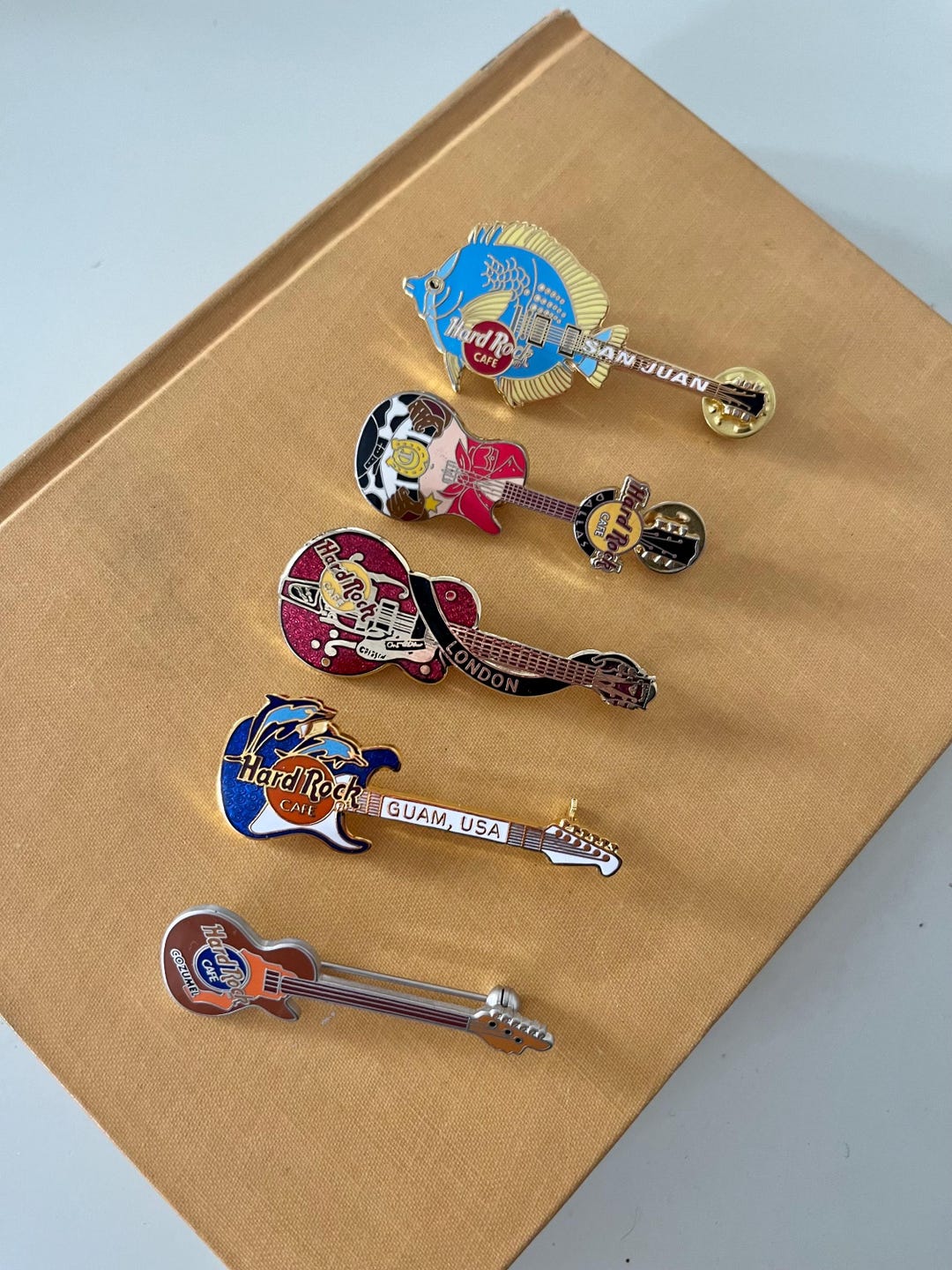 Hard Rock Cafe Pins - San Juan/dallas/london/guam/cozumel - Etsy