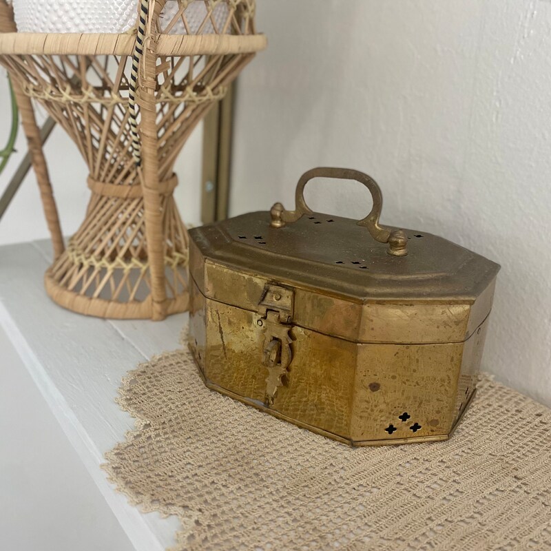 Brass Trinket Box - Etsy