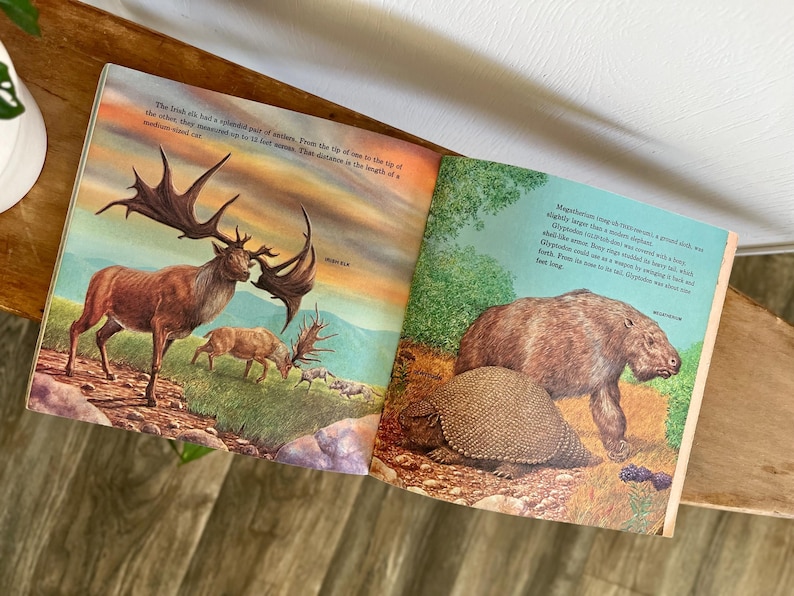 Prehistoric Animals Children’s Book by Peter Zallinger, 1978 - Etsy