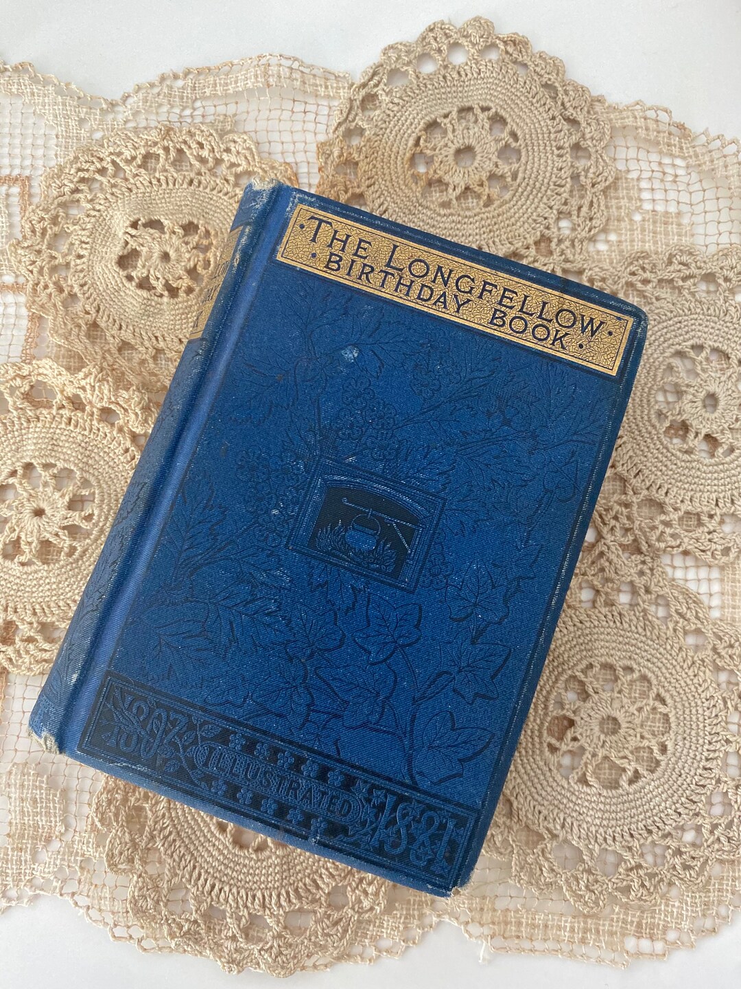 Antique Longfellow Birthday Book - Etsy