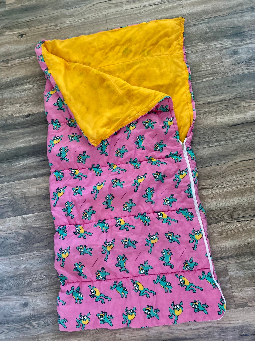 Vintage Frog Sleeping Bag, Catfish Calhoun Inc - Etsy