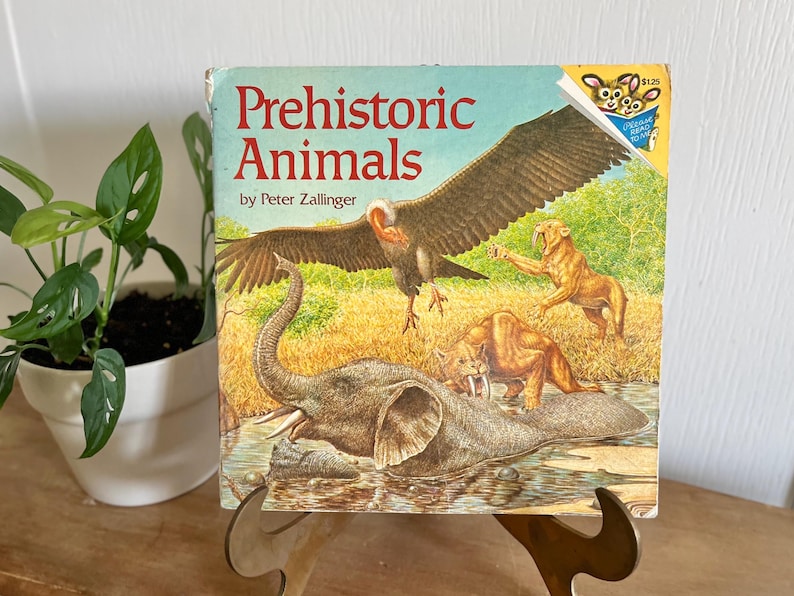 Prehistoric Animals Children’s Book by Peter Zallinger, 1978 - Etsy