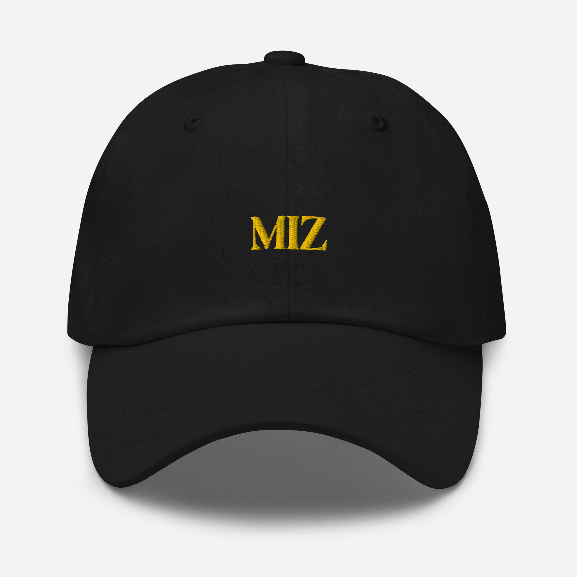 MIZ-ZOU Black and Gold Baseball Cap for Mizzou Fans - Etsy
