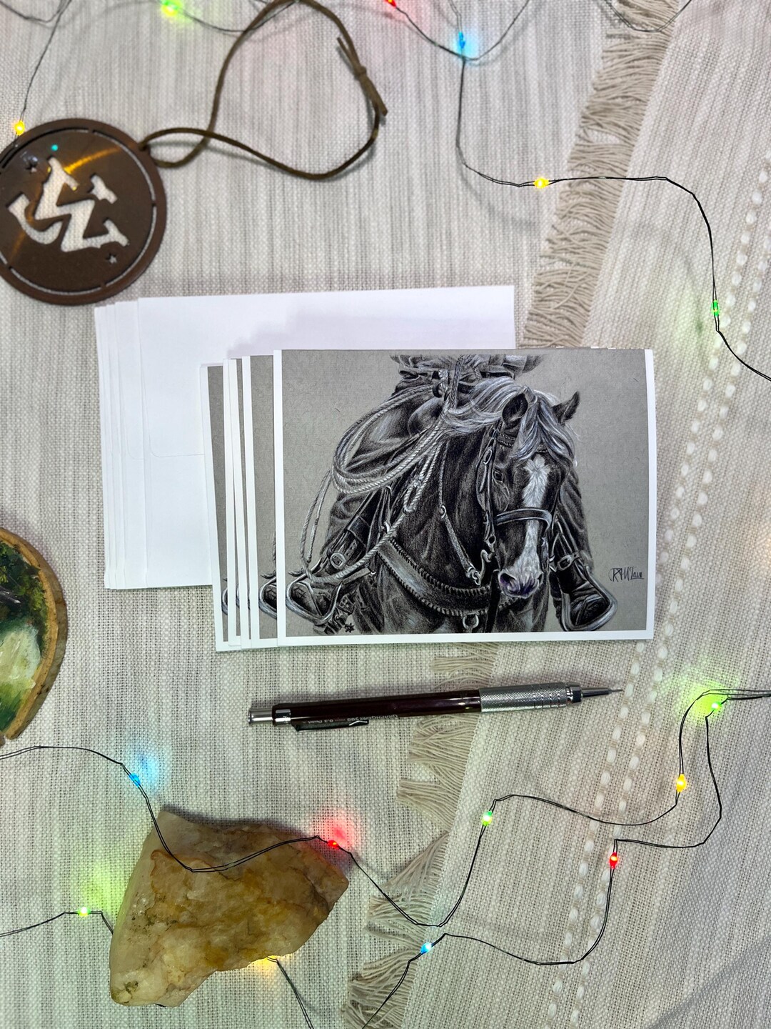 Western Note Cards | Blank Horse Cards | Equine Stationary - Etsy