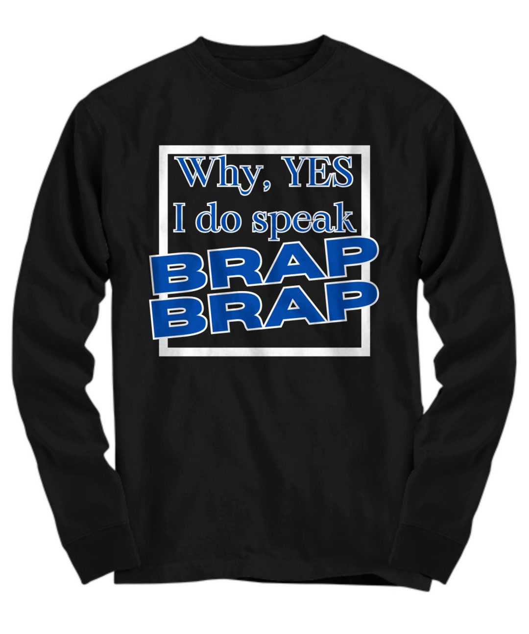 Brap Motorcycle Speak off Road Biker Long Sleeve Tshirt - Etsy